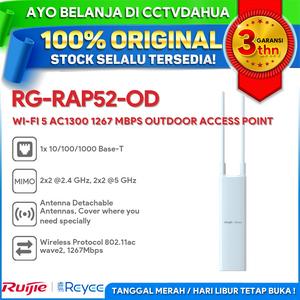 Jual RUIJIE REYEE RG-RAP52-OD WI-FI 5 AC1300 1267 MBPS OUTDOOR ACCESS POINT - Jakarta Utara ...