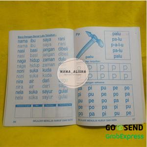 Jual Buku Belajar Menulis Huruf dan Kata untuk Anak PAUD TK dan Pra SD ...