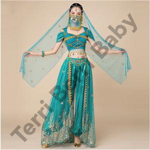 Jual Kostum Princess Baju Jasmine Dewasa Costume Princes Prinses Jas ...
