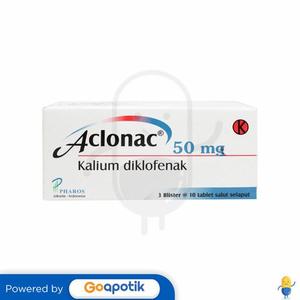 Jual ACLONAC 50 MG BOX 30 TABLET - Jakarta Selatan - Apotek Fit | Tokopedia