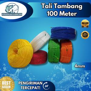 Jual tali tambang 4mm/Tali Tambang Plastik PE 4 mm Roll 1.6 kg Panjang +/- 220 meter - Hijau ...
