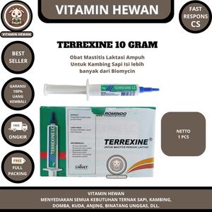 Jual TERREXINE 10 GRAM - Obat Mastitis Laktasi Ampuh Untuk Kambing Sapi ...