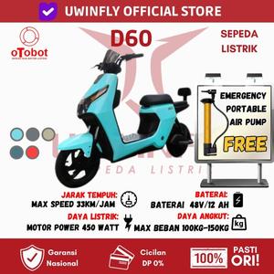 Promo Sepeda Listrik Uwinfly D60 Garansi Resmi Cicil 0% 3x - Kota ...