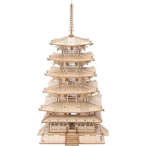 Jual ROKR Pagoda 3D Puzzle Kayu: Bangun Karya Seni yang Indah dan ...