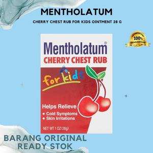 Jual MENTHOLATUM Cherry Chest Rub for Kids Ointment 28 G - Kota ...