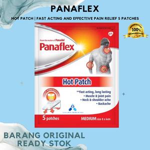 Jual Panaflex Hot Patch | Fast Acting and Effective Pain Relief 5 ...