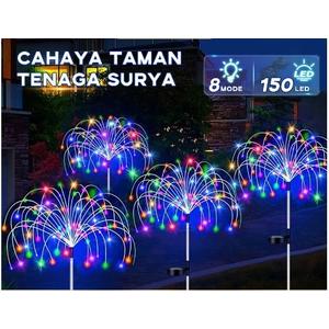 Jual PRODUK TERBARU!! Lampu Kembang Api Lampu Taman Tenaga Surya String ...