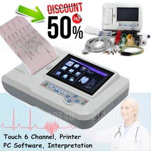 Jual Mesin Electrocardiograph 6 Channel Printer Analisys CE Touch ECG ...