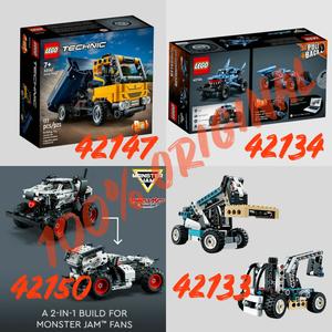 Jual LEGO Technic 42133 Telehandler 42134 Megalodon 42147 Dump Truck ...