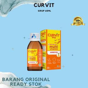 Jual Curvit Sirup Multivitamin dan Suplemen Makanan 60ml - Kota ...