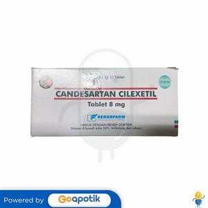 Jual CANDESARTAN CILEXETIL BERNOFARM 8 MG BOX 100 TABLET - Kab. Klaten ...