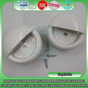 Jual Tarikan Pintu Kamar Mandi Handle Pvc Bulat Toilet Handel Gagang Wc ...