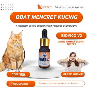 Jual Biovico V2 Obat Kucing Diare Mencret dan Semua Saluran Penceraan ...