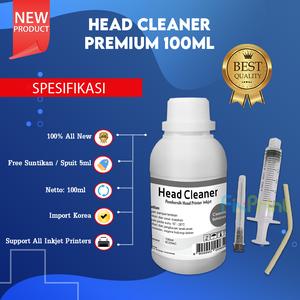 Jual Head Cleaner Premium 100ml Cairan Pembersih Head Cartridge Printer ...