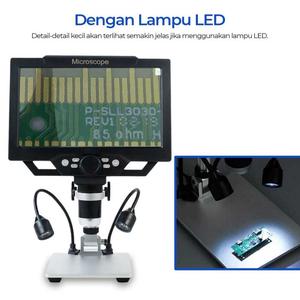 Jual Ready Mikroskop Digital 1600x Microscope Inspeksi Service 600 x HP ...