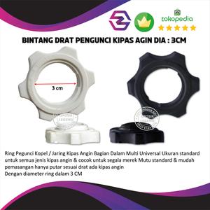 Jual Ring Pengunci Kopel Kipas Angin Universal/Drat Penahan Jaring D: 3 ...