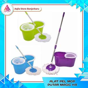 Jual Pel Mop Putar Otomatis Vanstar / Alat Pel Putar Otomatis Magic Mop ...