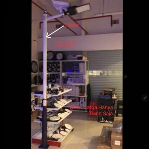 Jual Gojek/Grab Tiang Lampu Jalan PJU 3meter Tiang PJU Solar Panel 3m ...