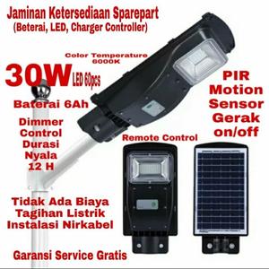 Jual Gojek/Grab Lampu Jalan Solar Cell / PJU LED 30 Watt / Solar Street ...