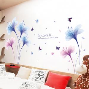 Jual stiker dinding aesthetic bahan plastik vinyl 90cm X 60 cm(P X T ...