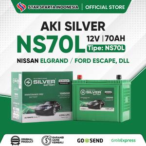 Jual Silver - Aki NS70L 12V 70Ah untuk Nissan Elgrand / Ford Escape ...