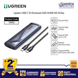 Jual Ugreen Enclosure Casing SSD NVME M2 Case 2230 2242 2260 2280 Size ...