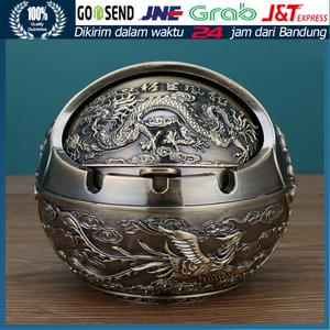Jual Asbak Sultan Bahan Logam Tutup Geser Vintage Tahan Karat Tahan ...