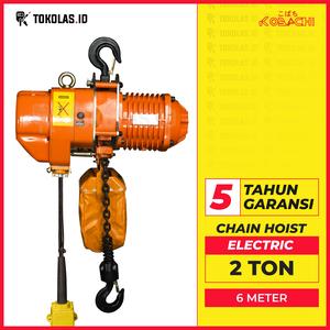 Jual Electric Chain Hoist Chain Block 2 Ton x 6 12 Meter KOBACHI Japan ...