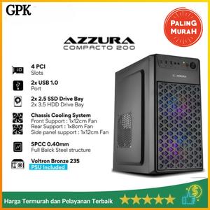 Jual Casing PC Alcatroz Azzura Compacto 200 m-Atx with PSU Voltron ...