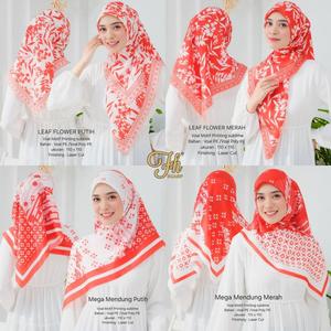 Jual Jilbab Segi Empat Voal Motif Merah Putih Kerudung Kemerdekaan ...