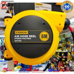 Jual Krisbow Air Hose Reel Gulungan Selang Angin Otomatis 6M/9M/15M Promo - Kab. Badung - BLI ...