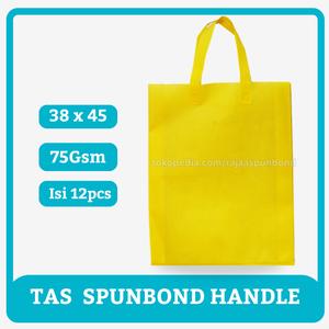 Jual Tas Spunbond Handle 38x45 / Satuan / Warna KUNING - Jakarta Barat ...