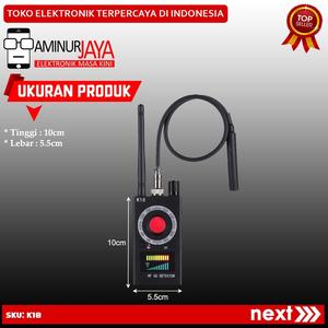 Jual RF Snal Detector K18 GSM Audio Bug Alat Pelacak pendeteksi Camera ...