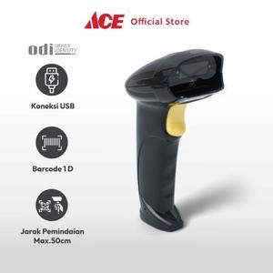 Jual Odi Wired Laser Barcode Scanner X9100 Alat Pemindai Barcode Sistem ...