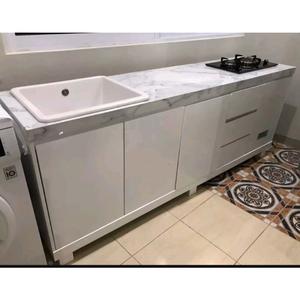 Jual Best!! kitchen set bawah toptable hpl dengan lubang sink dan ...