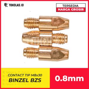 Jual Contact Tip ECU M8x30 0.8 MM Kontak MIG CO CO2 M8 30 - MB500 MB 500 - Jakarta Pusat ...