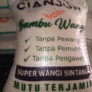 Jual Beras Pandan Wangi Super - Merk Bambu Wangi 50 KG KHUSUS INSTAN ...