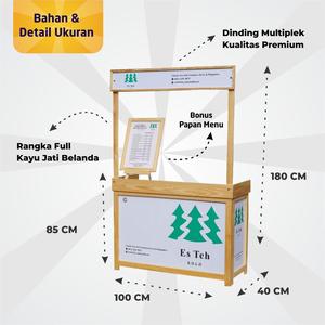 Jual NEW Booth Lipat 100x40x175 / Booth Portable / Model Bingkai Luar ...