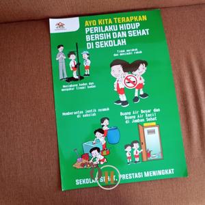 Jual Poster PHBS - Poster Ayo Terapkan PHBS di Sekolah - PHBS di ...