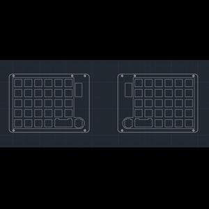 Jual Zone60 Ortho split mechanical keyboard hotswap custom vial ...