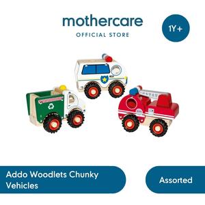 Promo Addo Woodlets Chunky Vehicles (Assorted) - Mainan Mobil Kayu Anak ...
