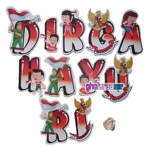 Jual STAR| Bunting Flag Dirgahayu RI banner flag HUT RI merah putih ...