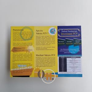 Jual Leaflet Imunisasi PCV - Brosur Imunisasi, Leaflet Kesehatan Balita - Kota Surabaya ...