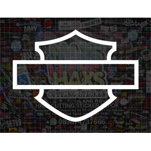 Jual ((CUZZ)) CUTTING STICKER LOGO HARLEY DAVIDSON GARIS UKURAN 25 CM ...