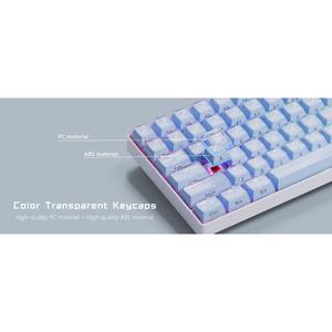 Jual Womier Jello Blue Translucent Keycaps Oem Profile Keyboard - Kota ...