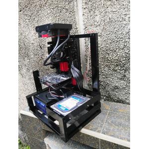 Jual Custom Case Open Air Vertical ATX / mATX CPU PC Casing Komputer ...