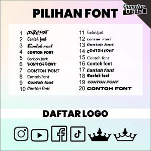 Jual STIKER CUSTOM NAMA BEBAS 140 PILIHAN FONT - Jakarta Timur - perdit ...