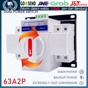 Jual ATS Automatic transfer switch 63A 2P 220V Dual power PLTS / ATS 63A 2P Automatic Transfer ...