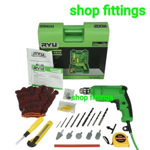 Jual Ryu Promo Mesin Bor Listrik Besi Kayu 10 Mm Tool Box Koper 22 Set ...