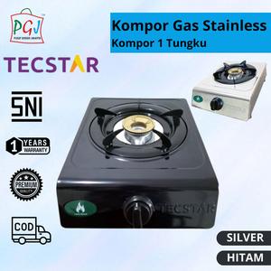 Jual GRATIS HADIAH TECSTAR KOMPOR GAS 1 TUNGKU KALENG TEFLON STAINLESS ...